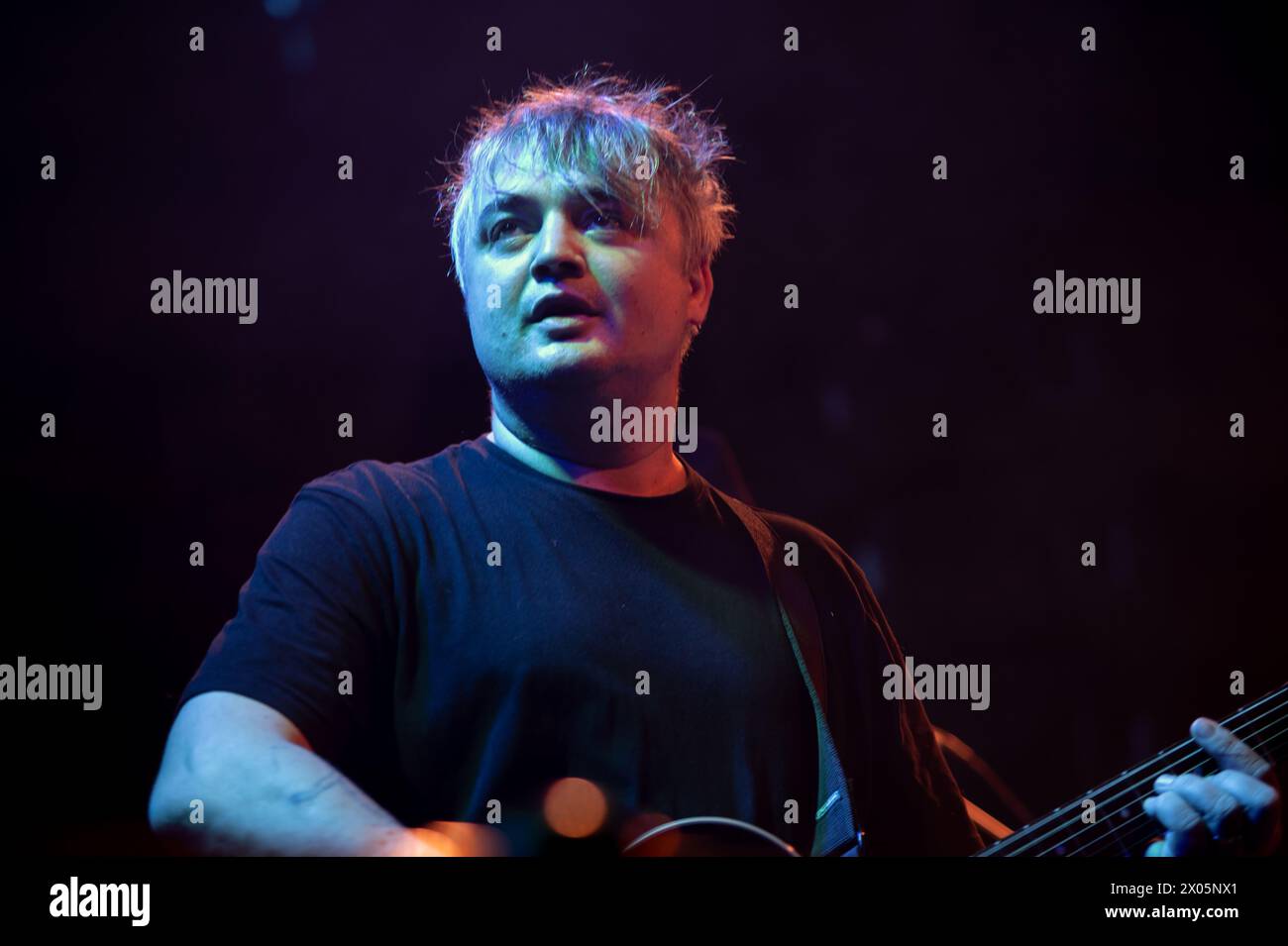 London, United Kingdom. 09th April 2024. Peter Doherty on stage at ...