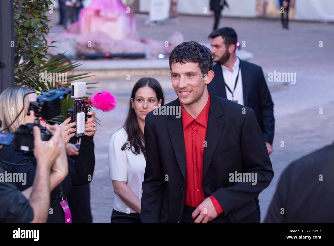 Rome, Italy. 08th Apr, 2024. Actor Josh O'Connor arrives at the ...