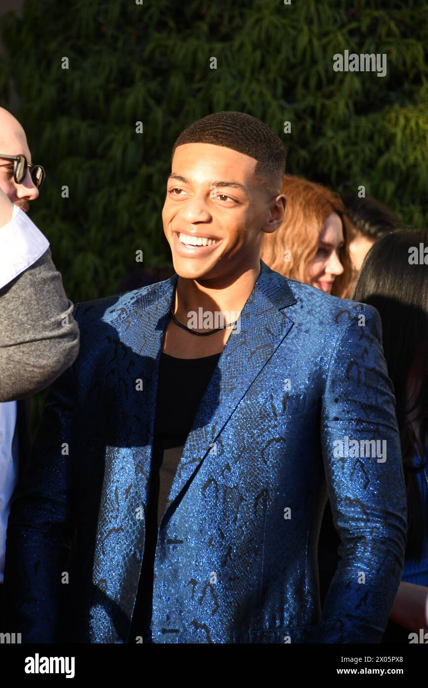 Los Angeles, California, USA 9th April 2024 Actor Maxwell Whittington ...