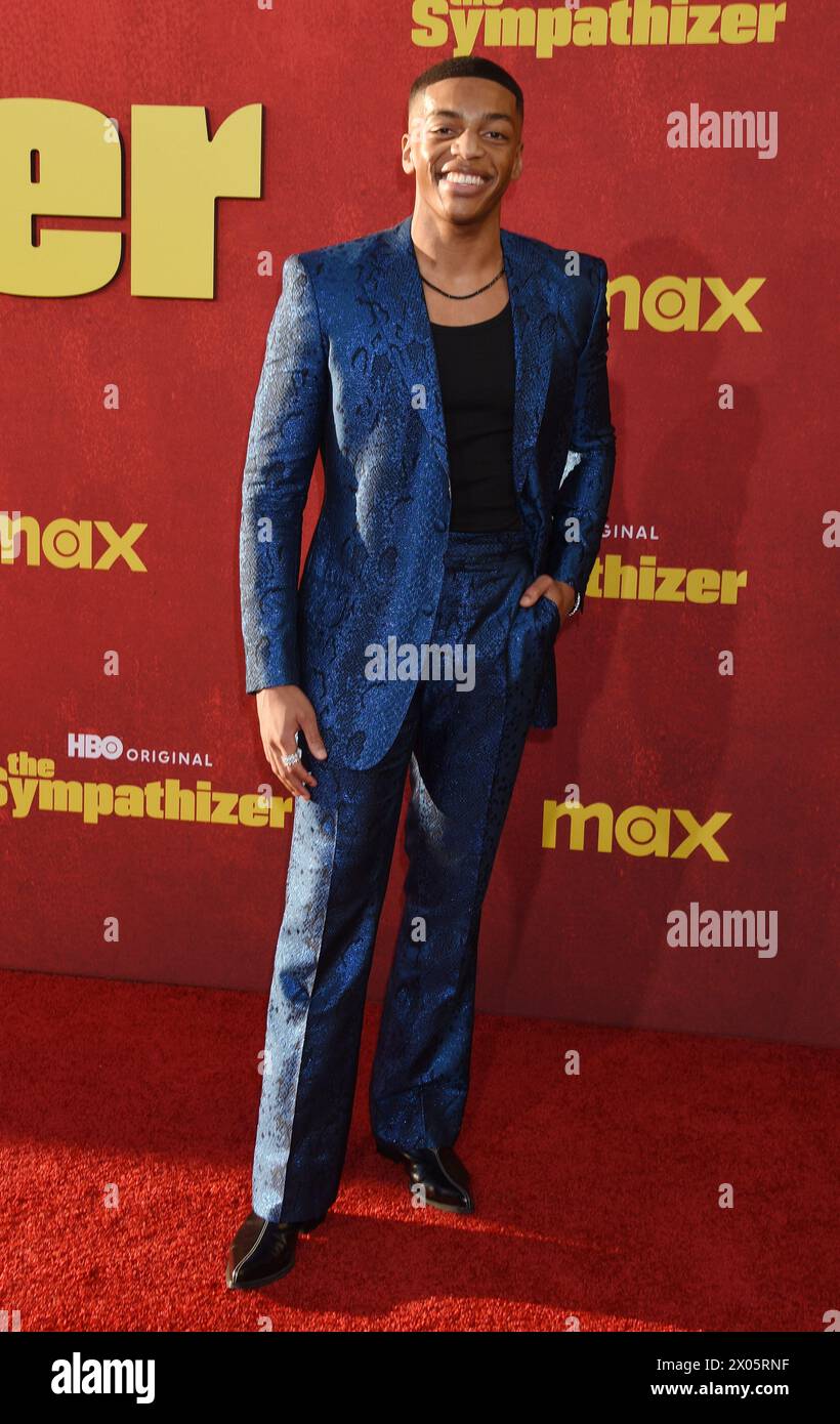 Los Angeles, USA. 09th Apr, 2024. Maxwell Whittington-Cooper arriving ...