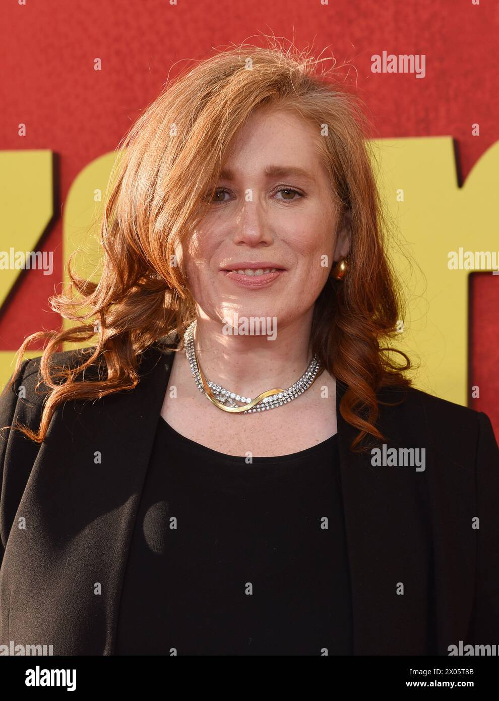 Amanda Burrell arriving at HBO’s “The Sympathizer” Premiere Red Carpet ...