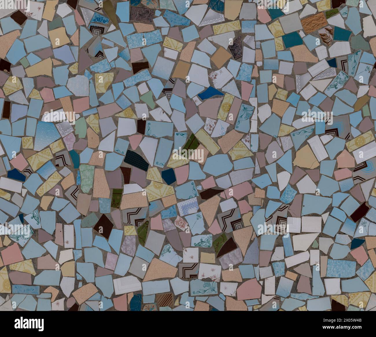 High-resolution texture of random color tile fragments Stock Photo - Alamy