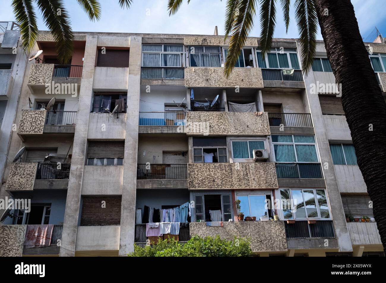 Buildings showing the population density of Casablanca on 4 October ...