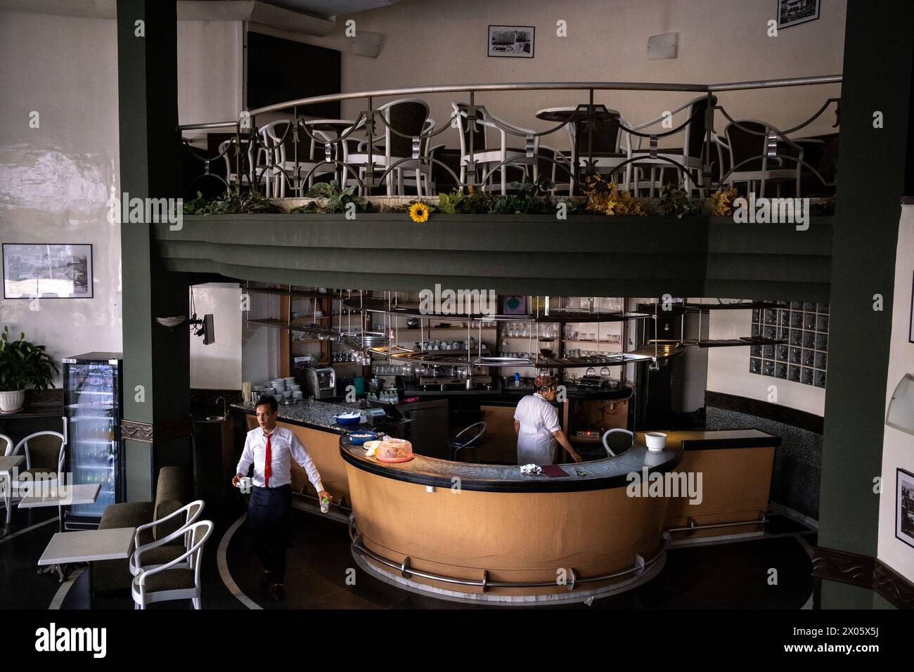 Cafe de France at Place des Nations Unies in Casablanca on 5 October ...