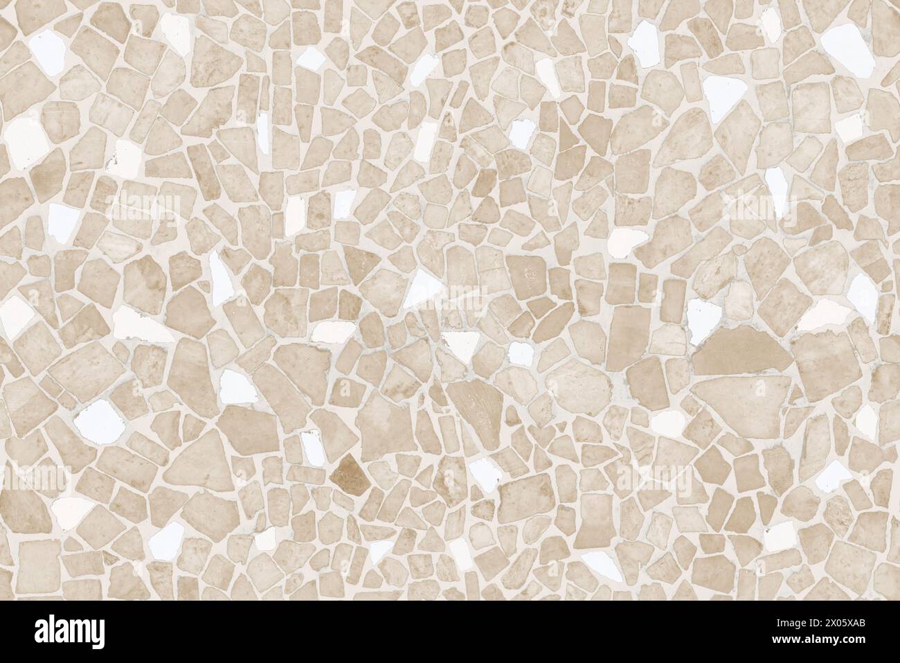 Seamless high-resolution texture of biege stone fragments Stock Photo ...