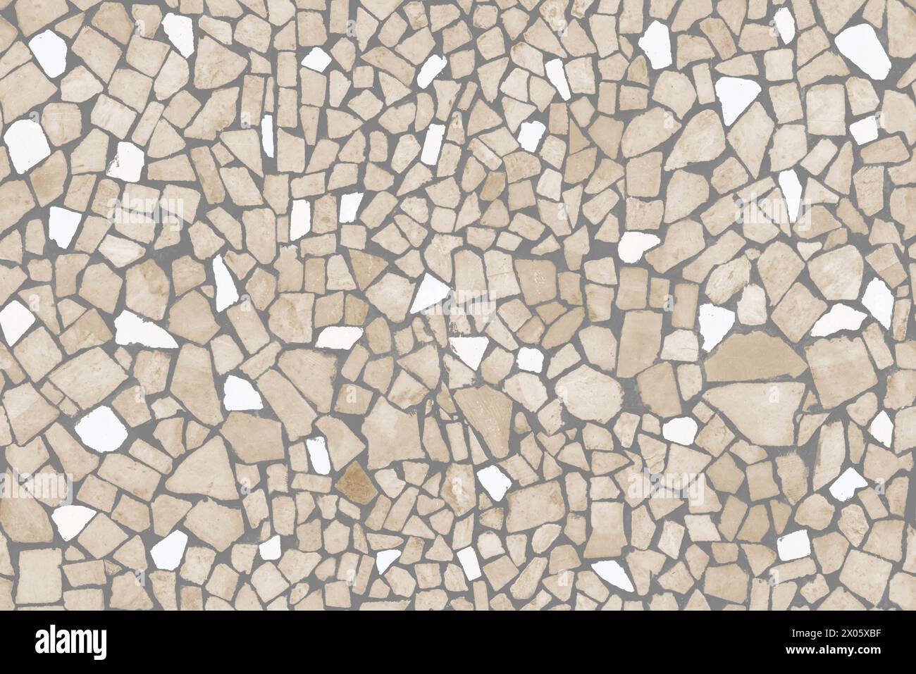 Seamless high-resolution texture of biege stone fragments Stock Photo ...