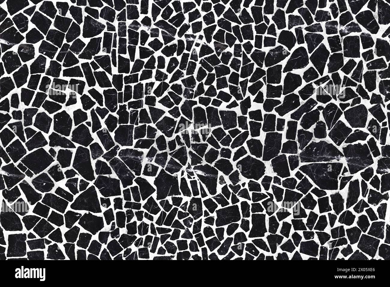 Seamless high-resolution texture of black stone fragments Stock Photo ...