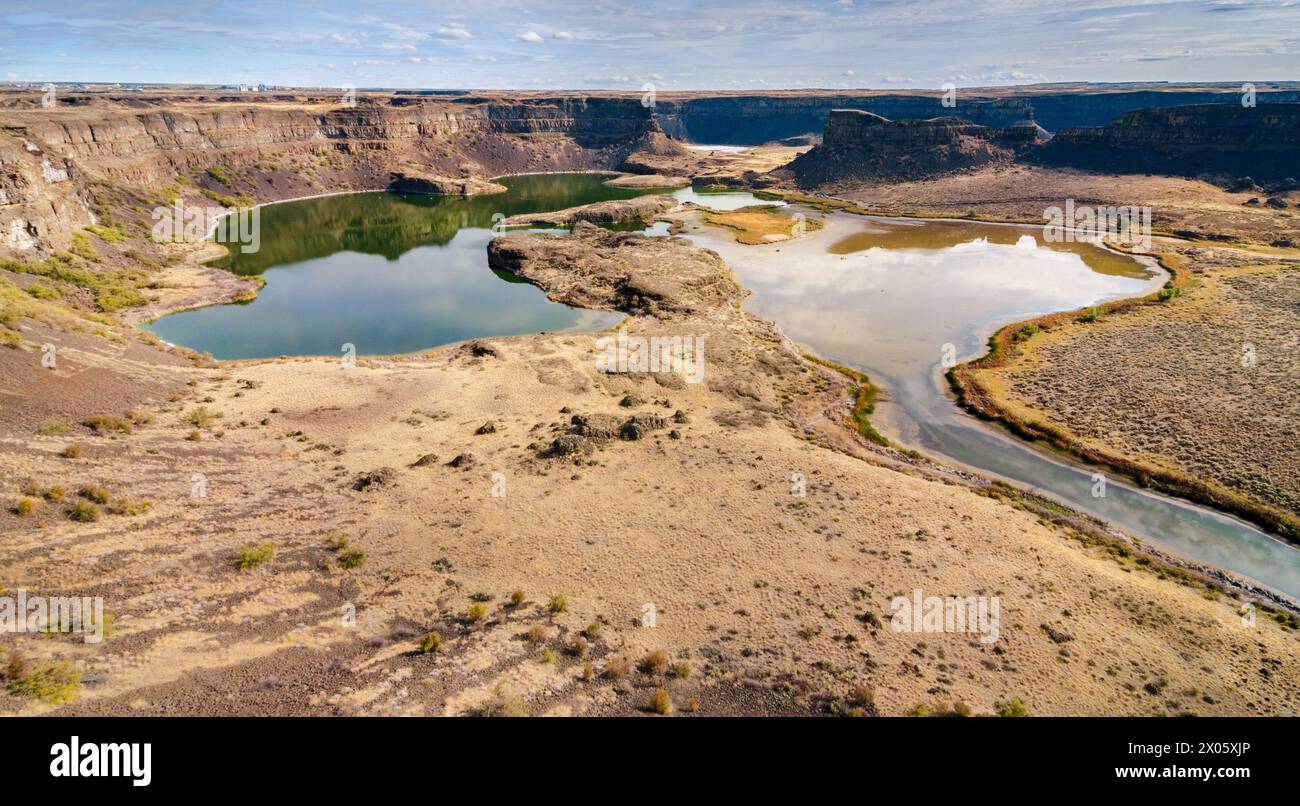 Sun Lakes-Dry Falls State Park in Washington State, USA Stock Photo - Alamy