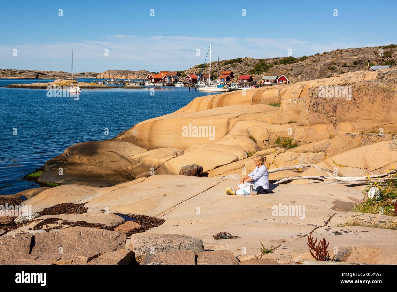 Swedish woman beach hi-res stock photography and images - Alamy