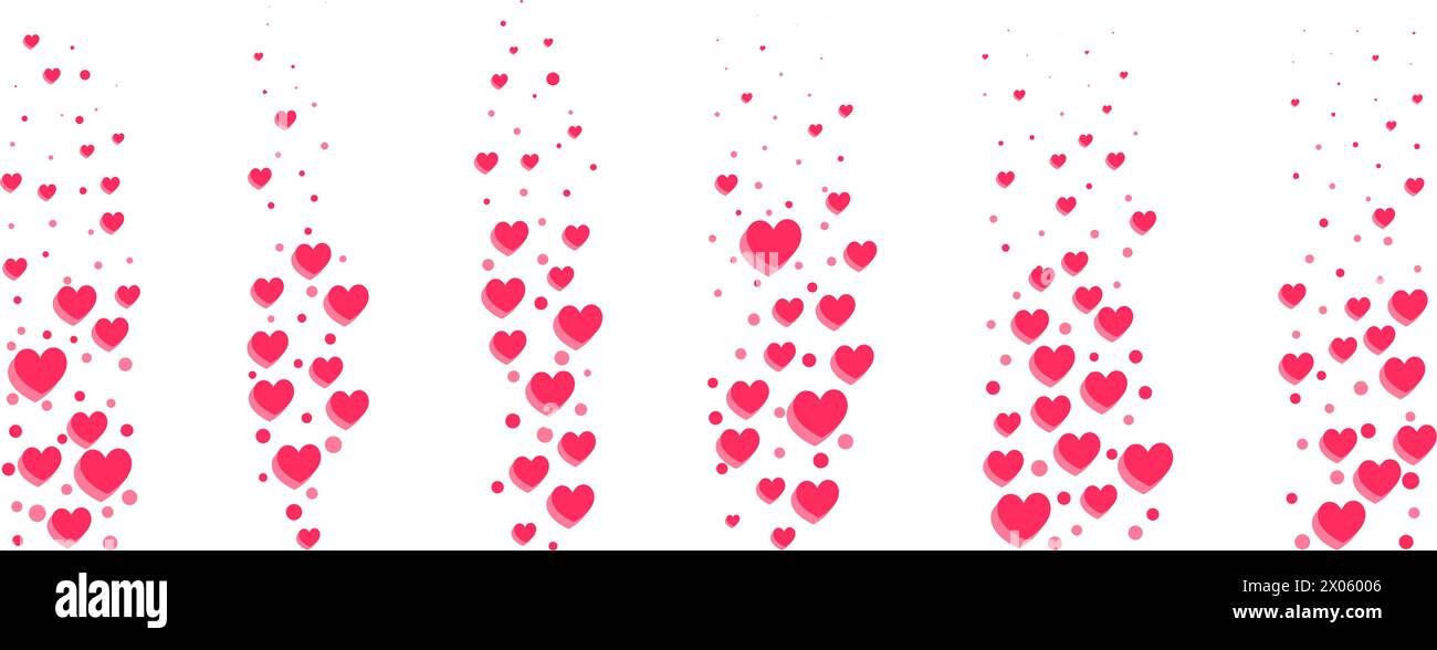 Love likes hearts. Reaction and feedback for social media. Flying emoji ...