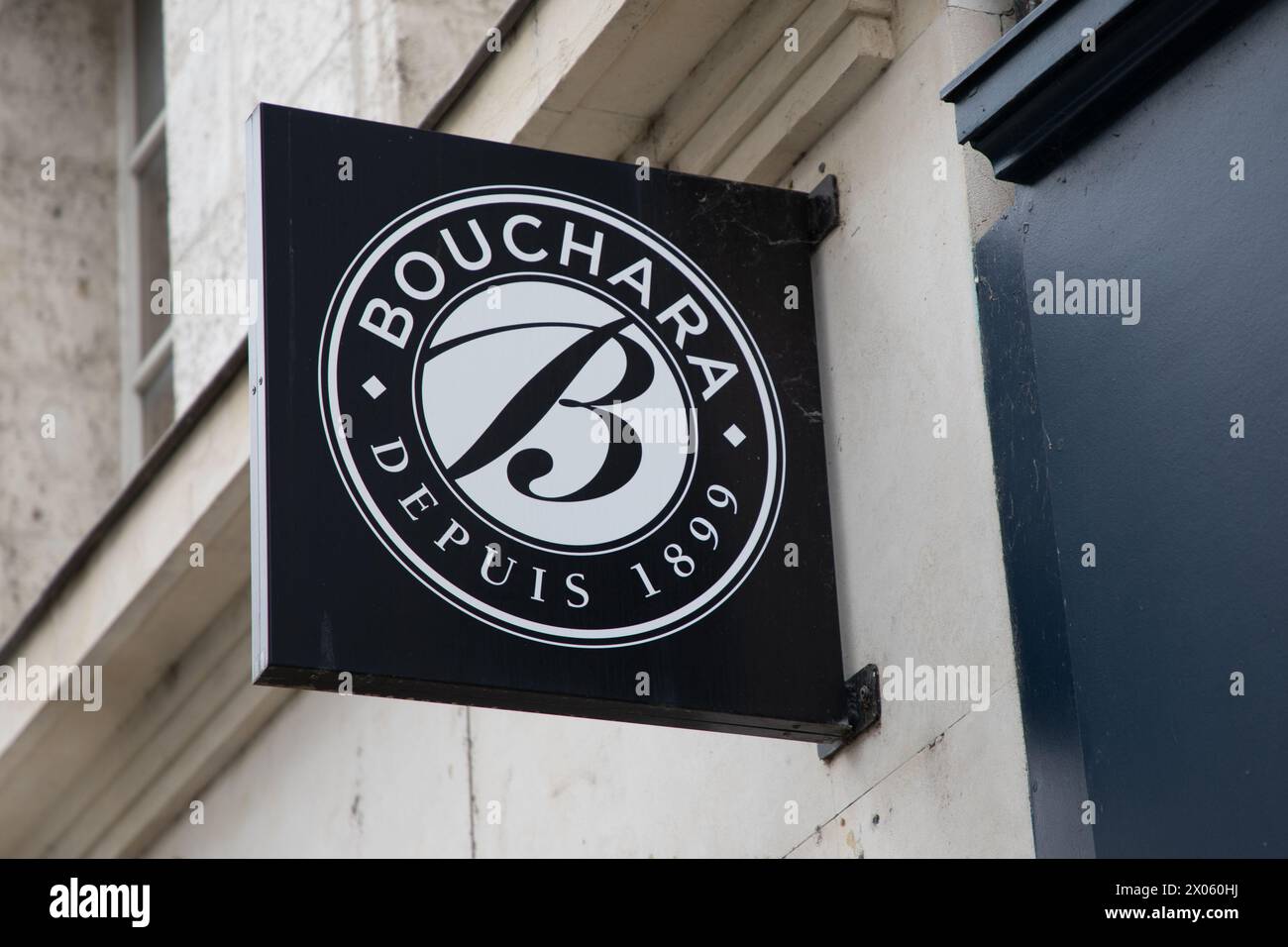 Angouleme , France - 04 08 2024 : bouchara logo brand and sign text ...
