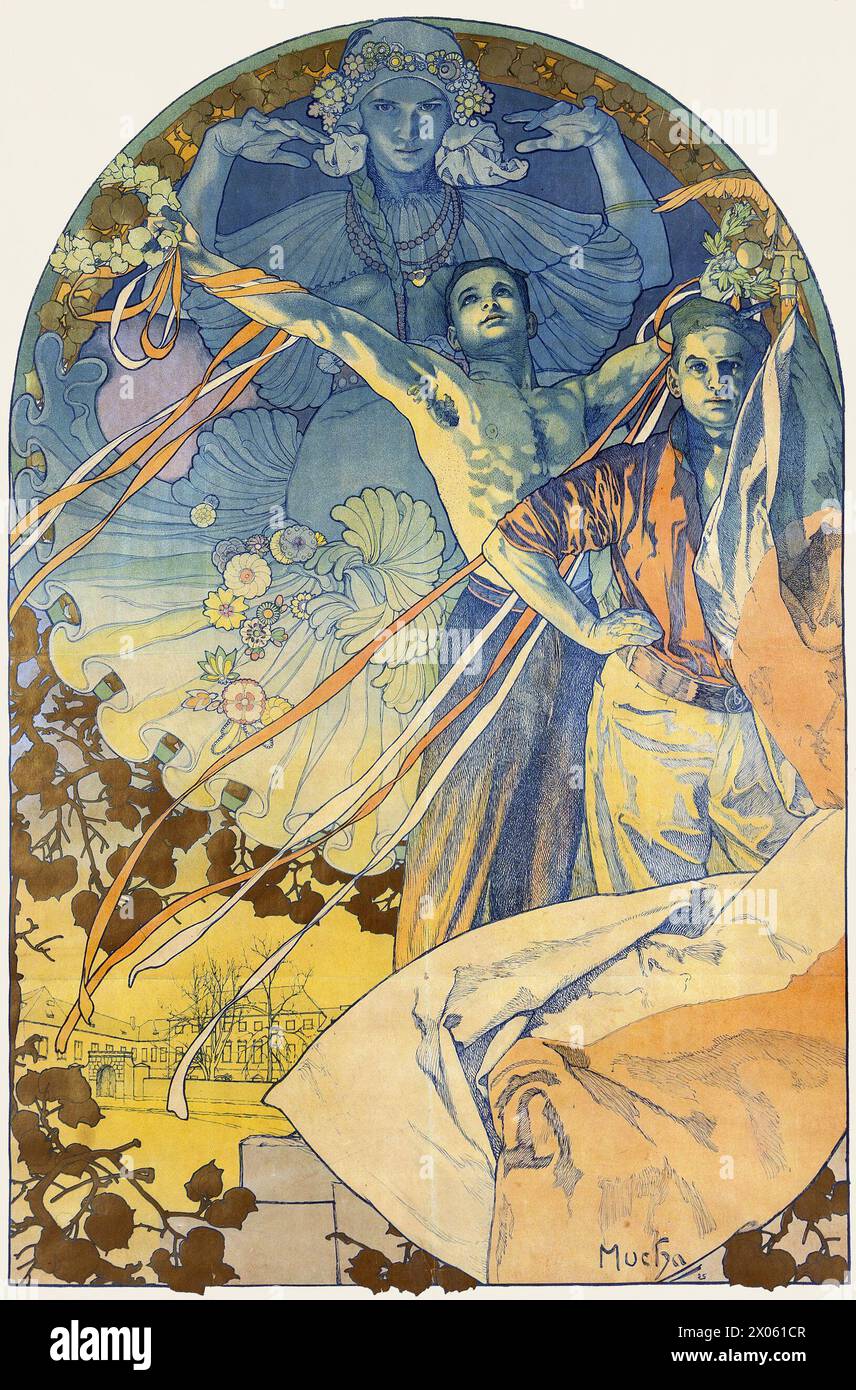 Alponse mucha poster hi-res stock photography and images - Alamy