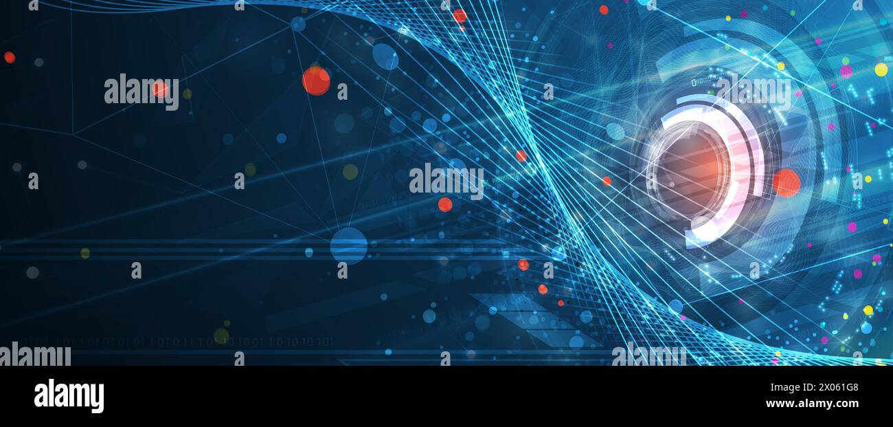 Abstract futuristic fade computer technology business background ...