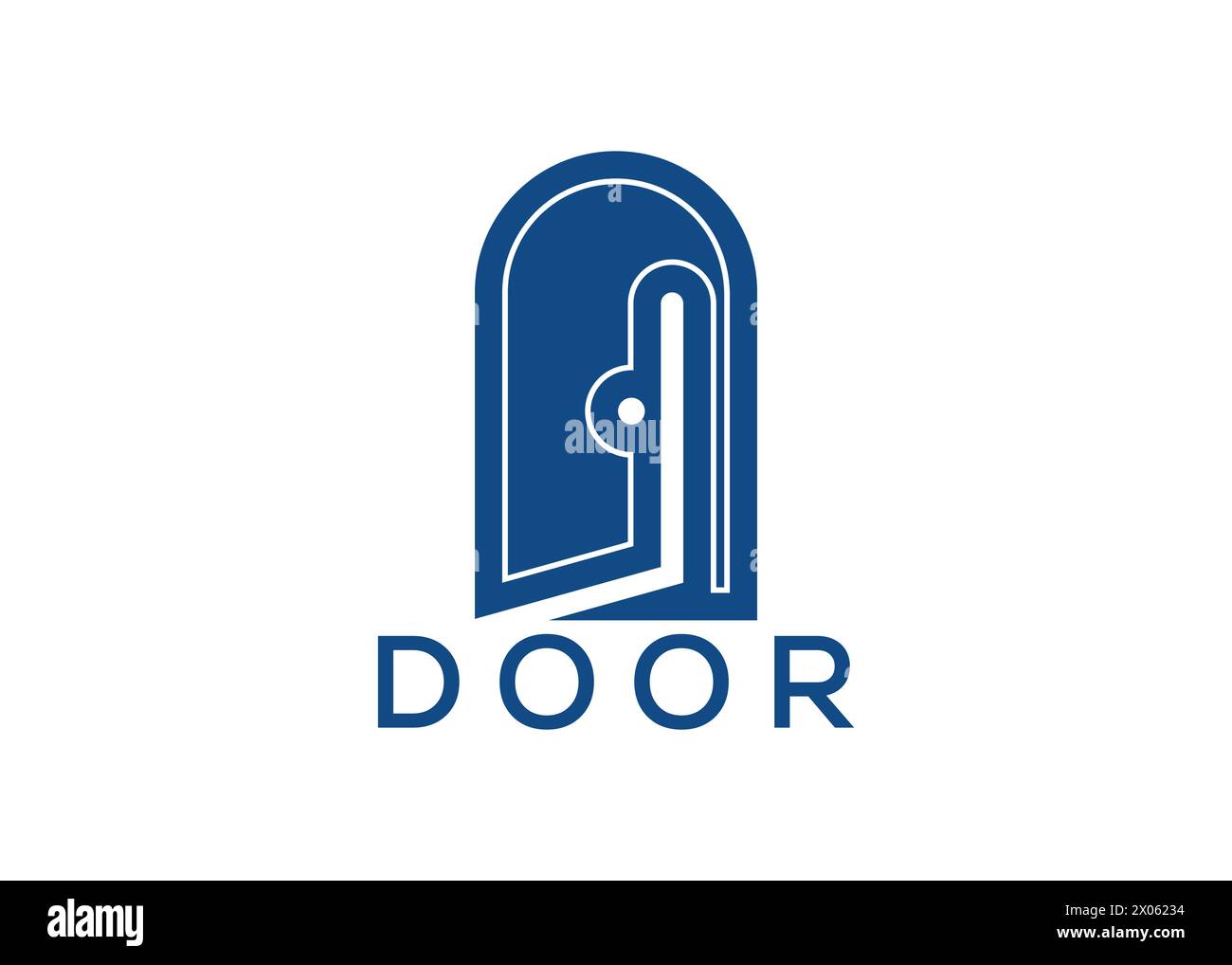 Creative and minimal door logo vector template Stock Vector Image & Art ...