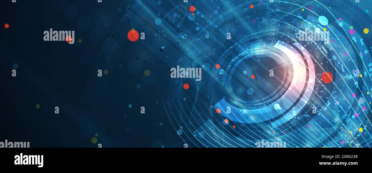 Abstract futuristic fade computer technology business background ...