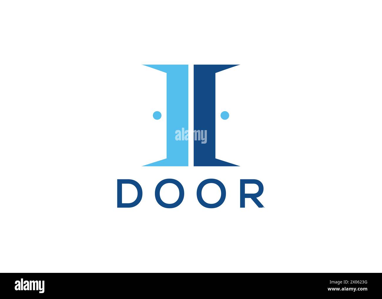 Creative and minimal door logo vector template Stock Vector Image & Art ...