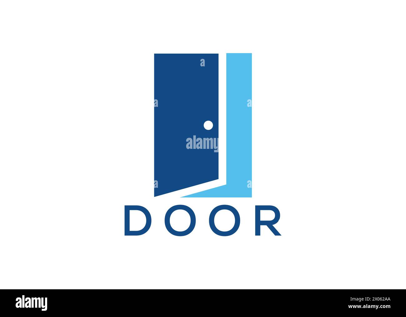 Creative and minimal door logo vector template Stock Vector Image & Art ...
