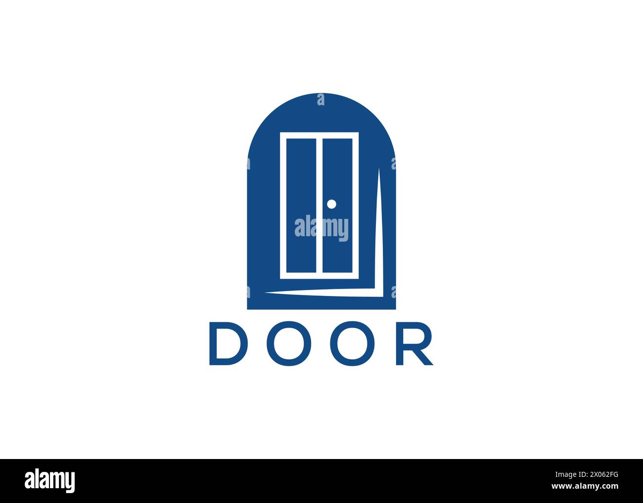 Creative and minimal door logo vector template Stock Vector Image & Art ...