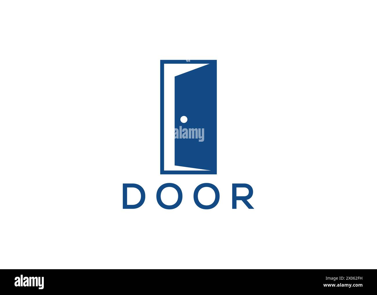 Creative and minimal door logo vector template Stock Vector Image & Art ...