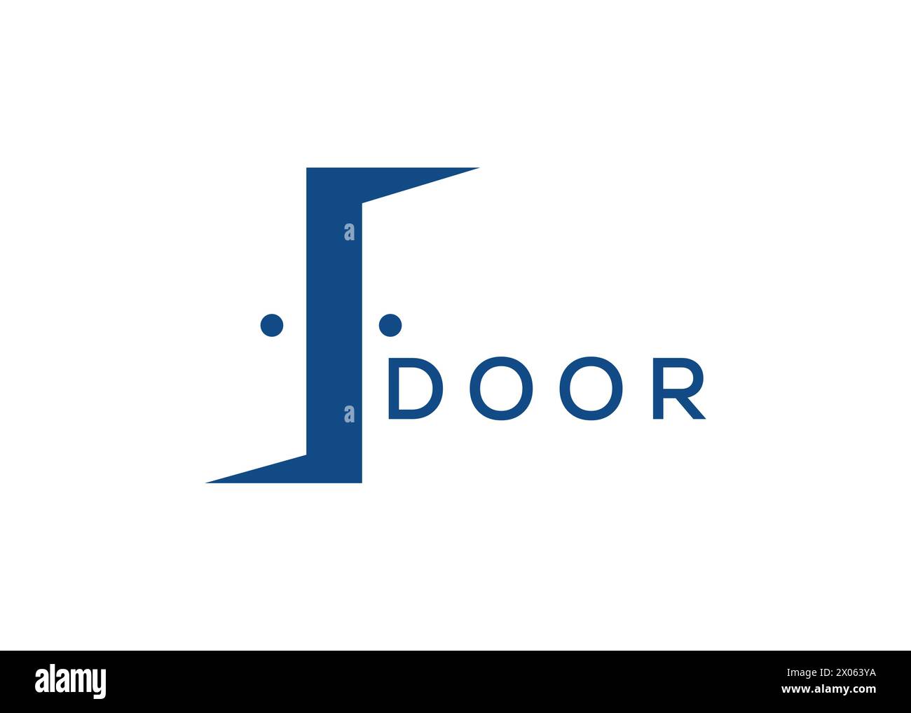 Creative and minimal door logo vector template Stock Vector Image & Art ...
