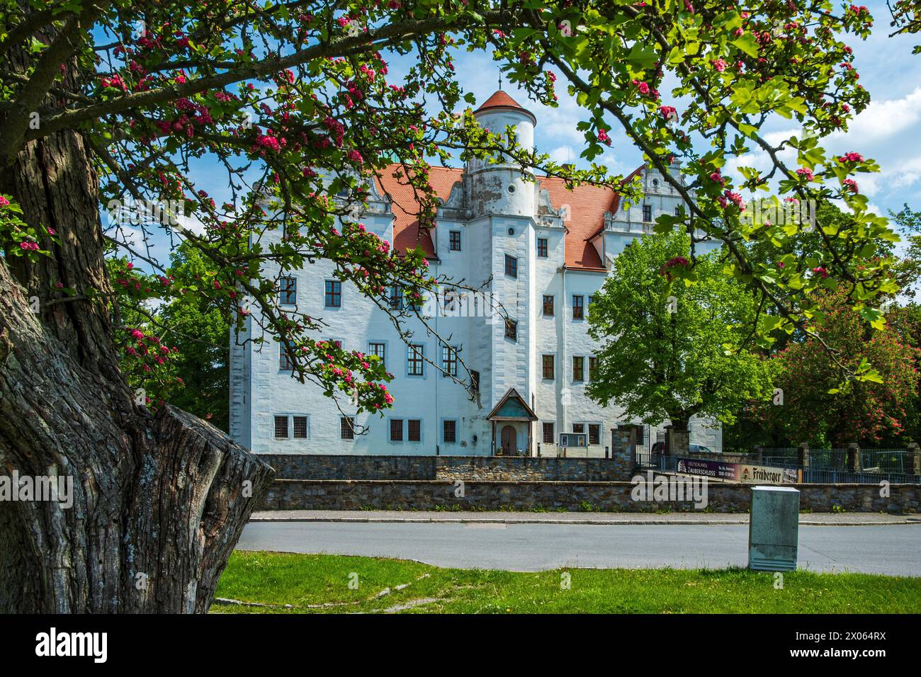Schönfeld Castle, also known as Germany's Castle of Magic, a ...