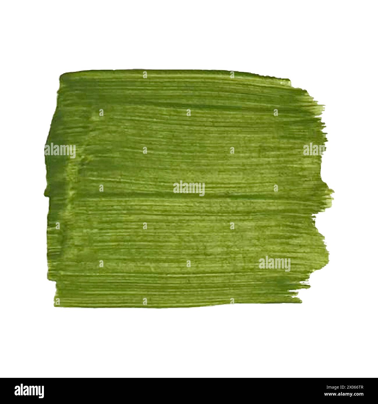 Acrylic dark green texture, brush stroke, hand drawing isolated on ...