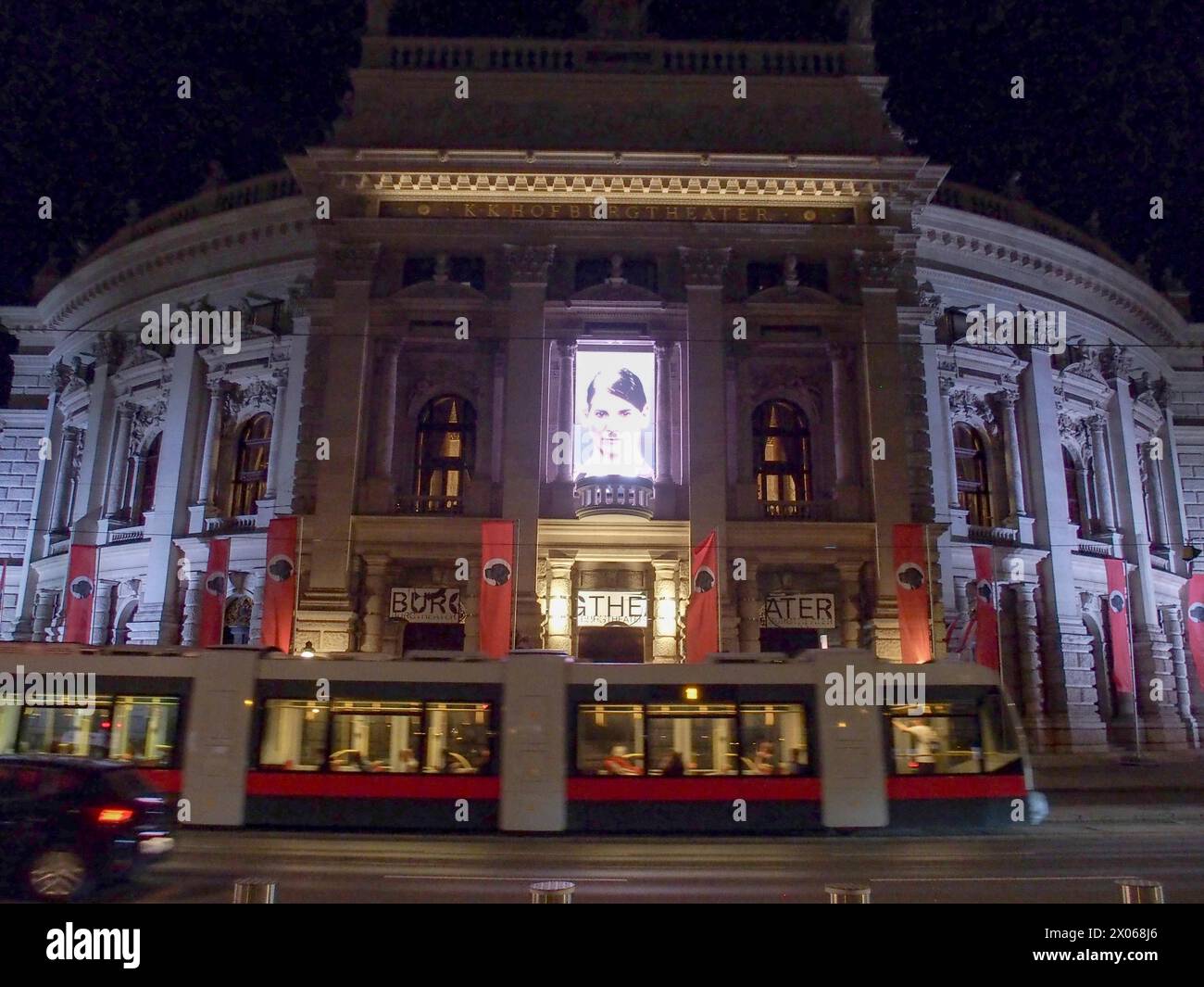 Vienna, Austria, Austria. 10th Apr, 2024. Opening night display of ...