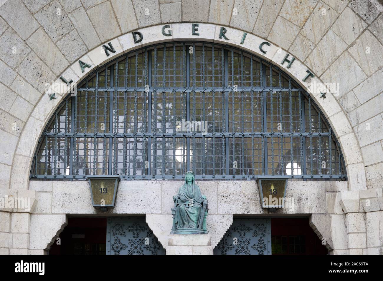 Berlin, Germany. 10th Apr, 2024. View of the sculpture of the Roman ...