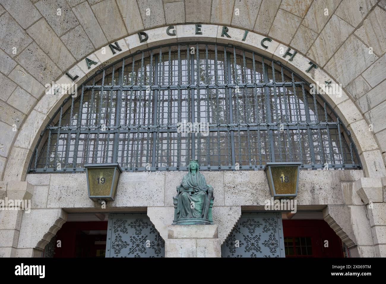 Berlin, Germany. 10th Apr, 2024. View of the sculpture of the Roman ...