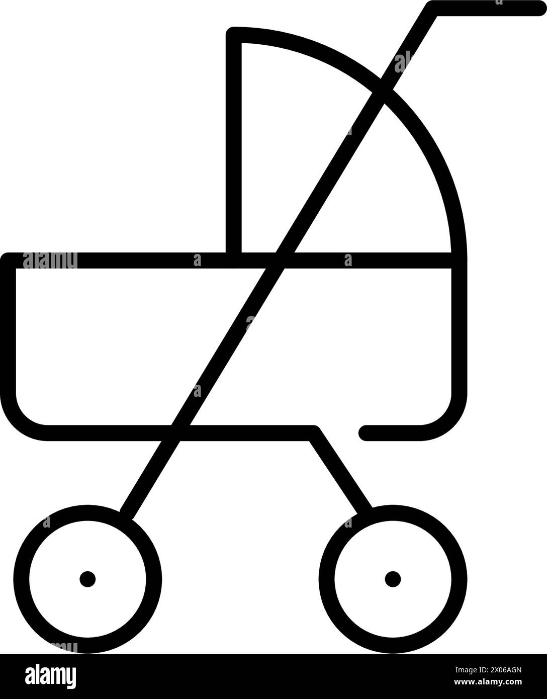 Baby stroller. Convenient transport for infants and toddlers on outings ...