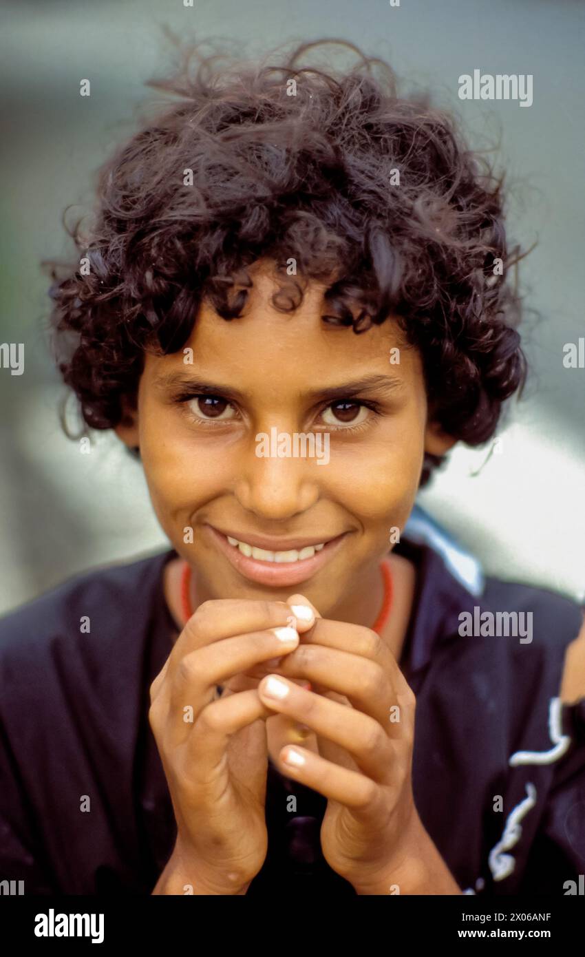 Egypt, Cairo - portrait of a young girl Stock Photo - Alamy