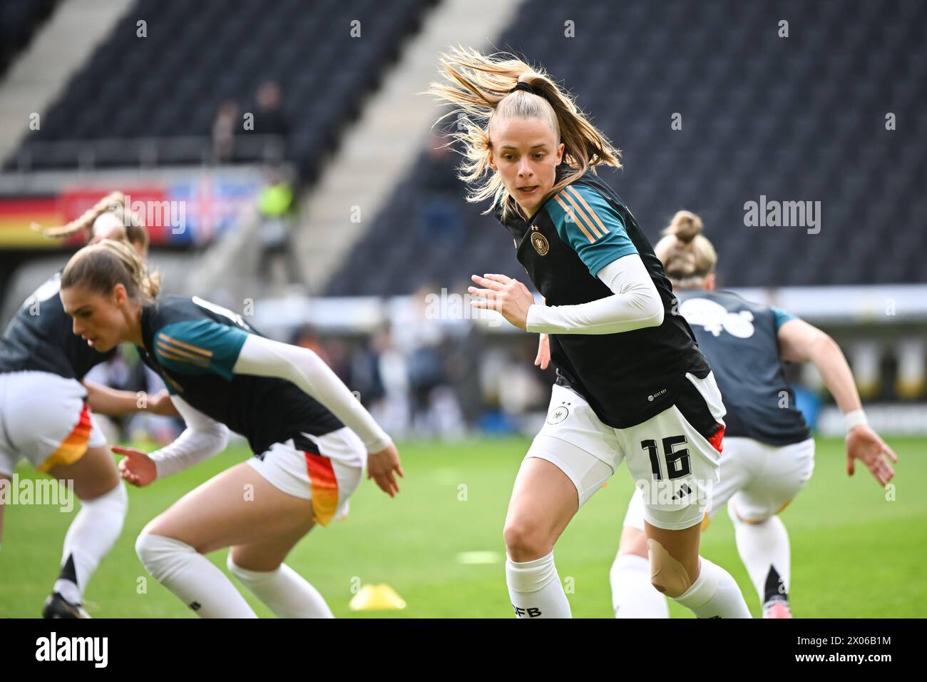 Aachen, Germany. 09th Apr, 2024. Soccer, Women: European Championship ...