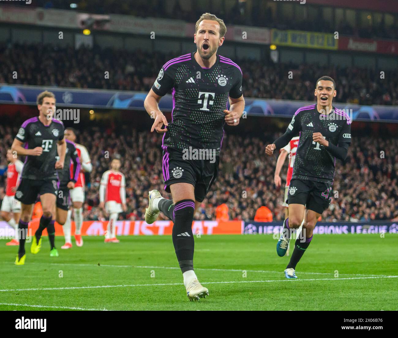 London, UK. 09th Apr, 2024 - Arsenal v Bayern Munich - Champions League ...