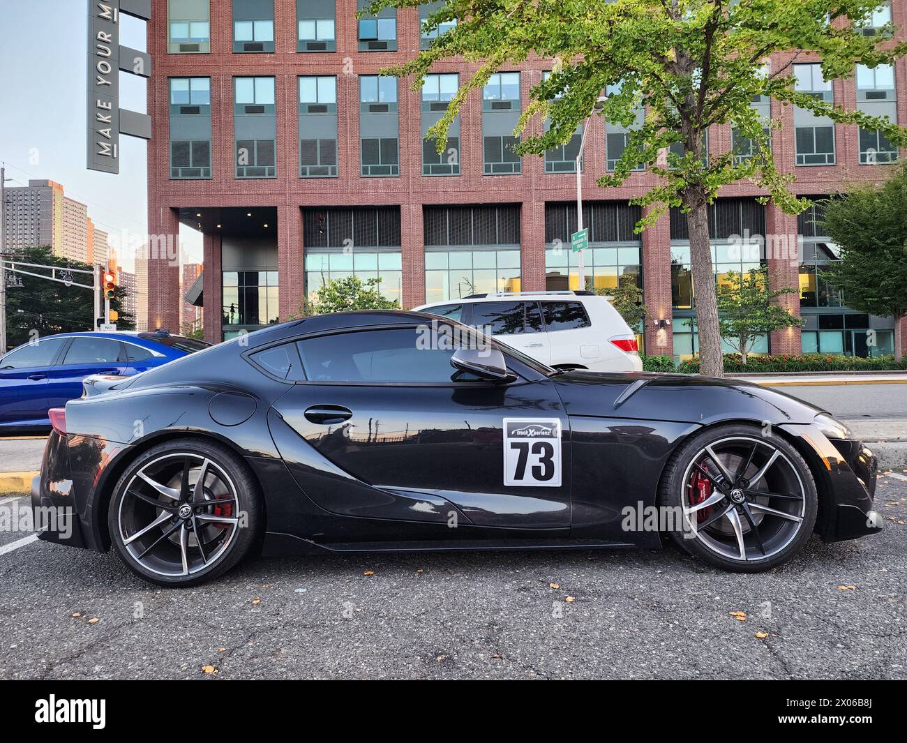 Toyota supra side view hi-res stock photography and images - Alamy