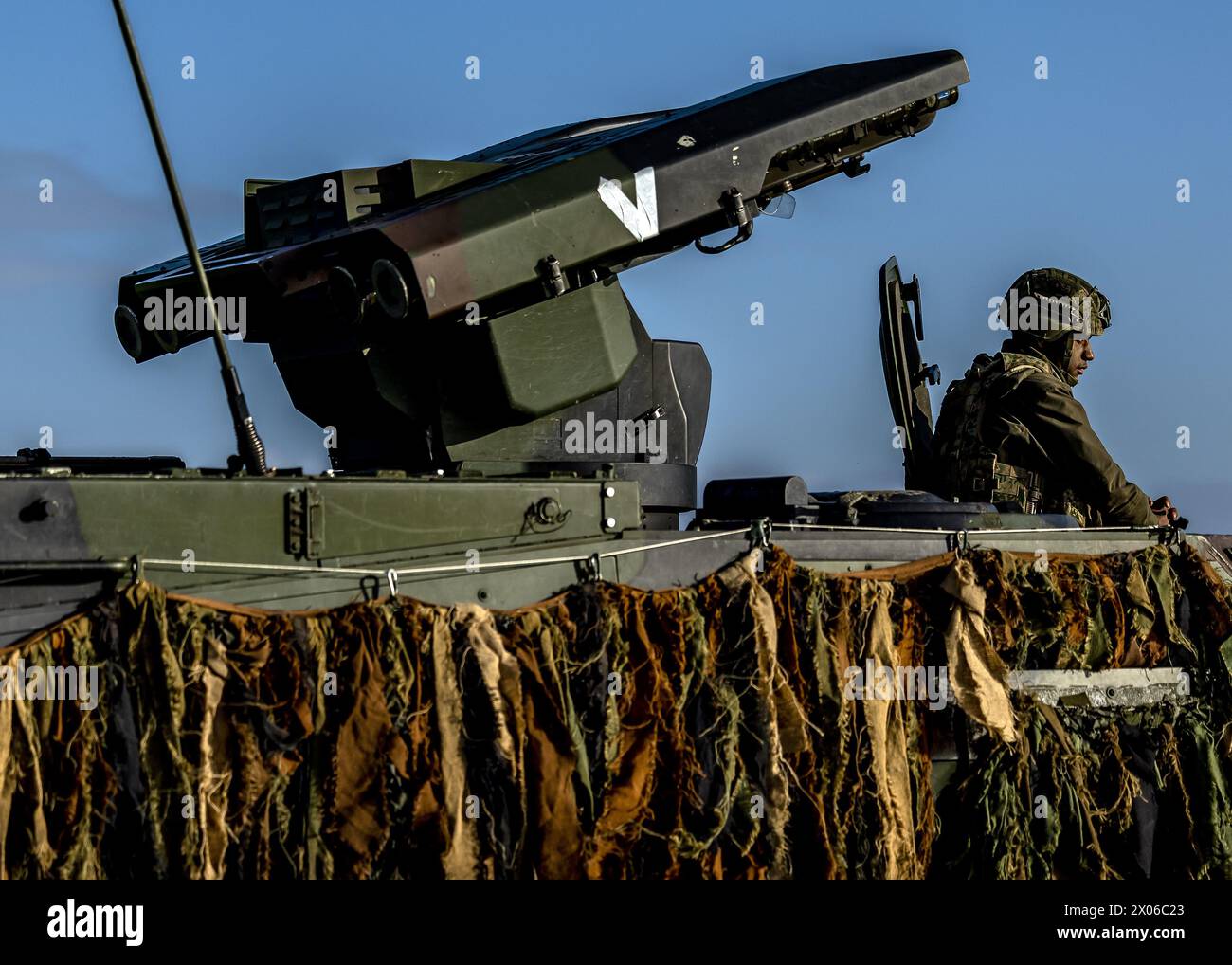 WELSUM - Air defense is positioned along the IJssel during the NATO ...