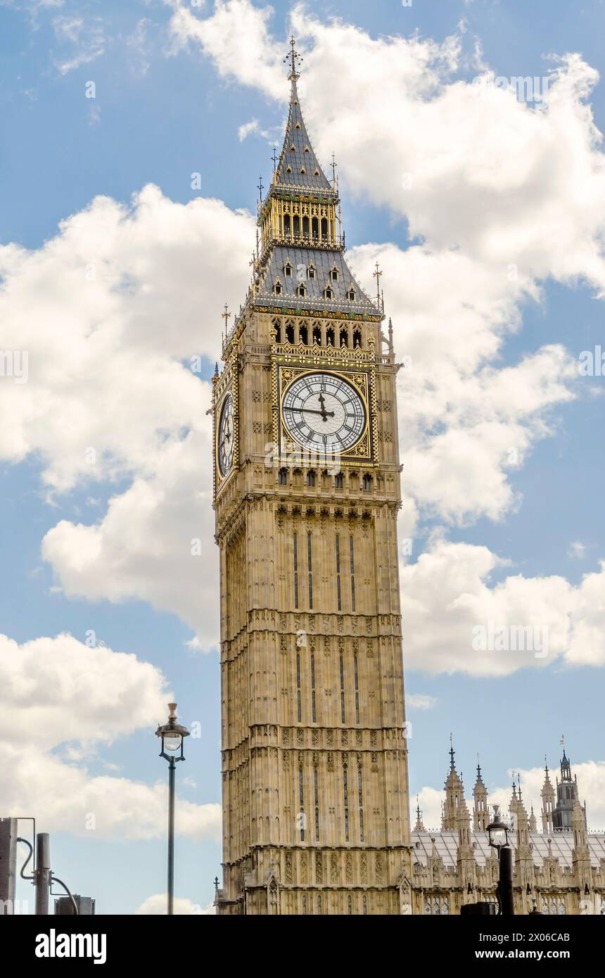 The Big Ben, part of the Houses of Parliament and iconic landmark of ...