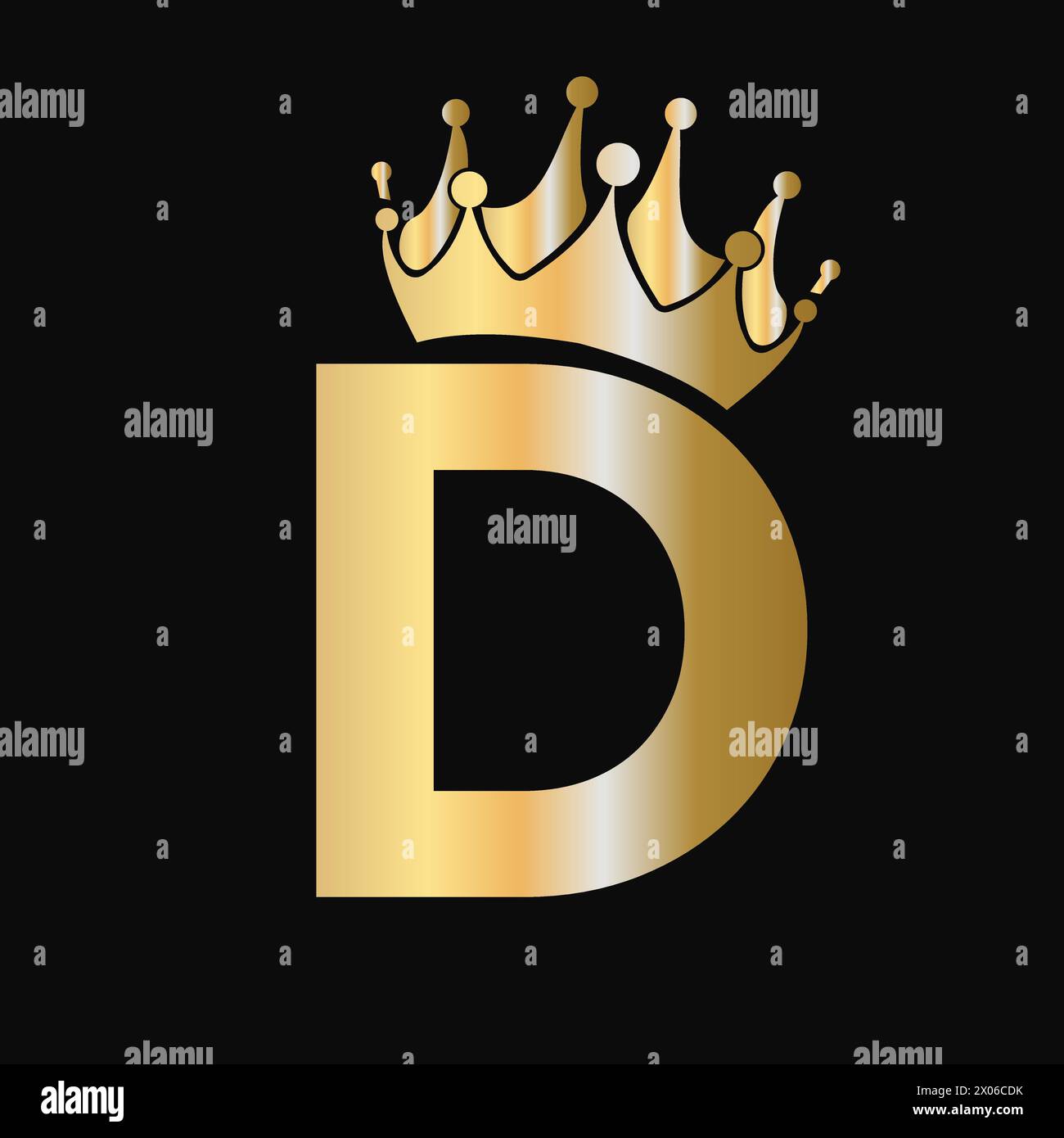 D king logo hi-res stock photography and images - Alamy