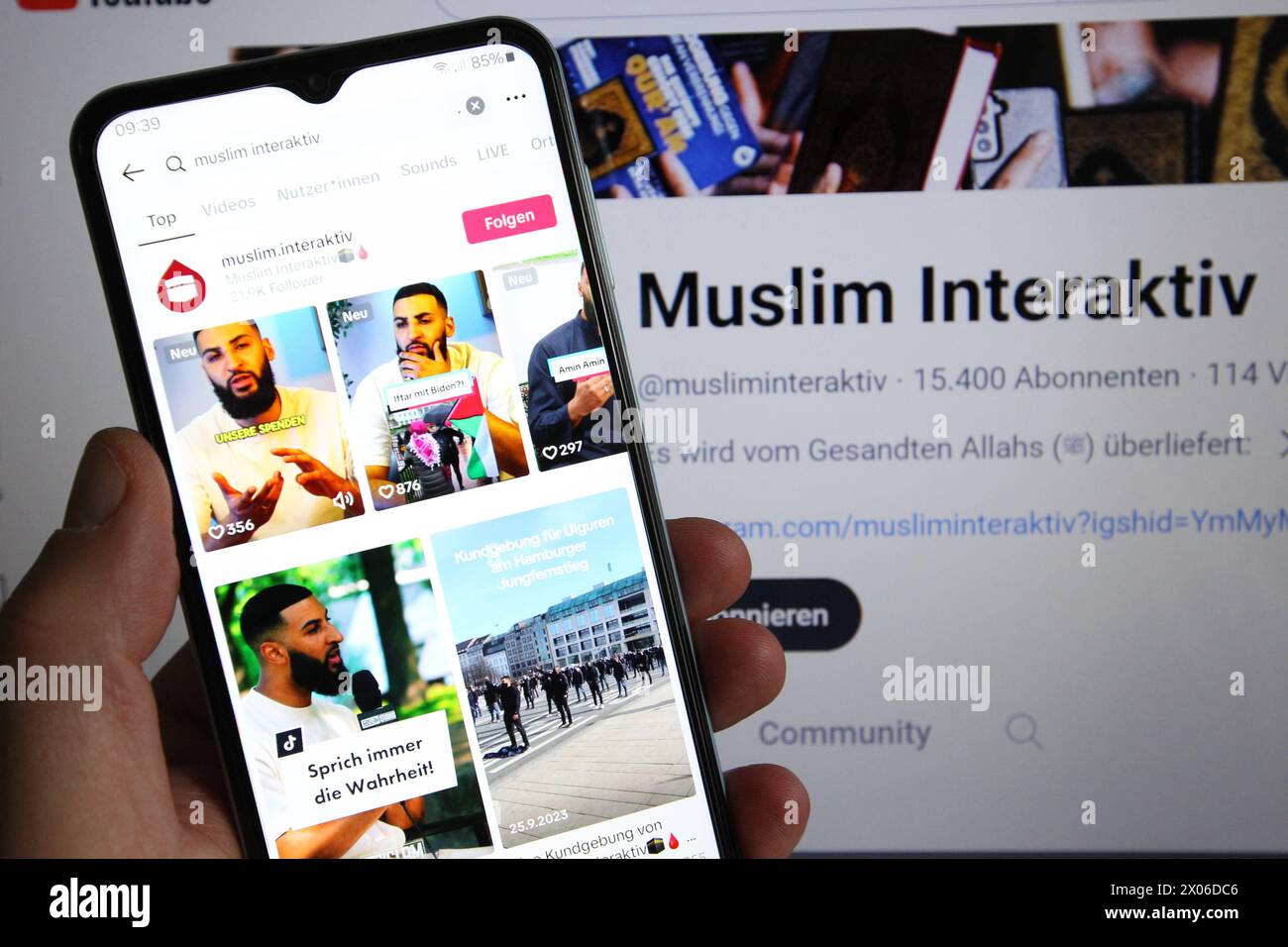 Youtube bild hi-res stock photography and images - Alamy