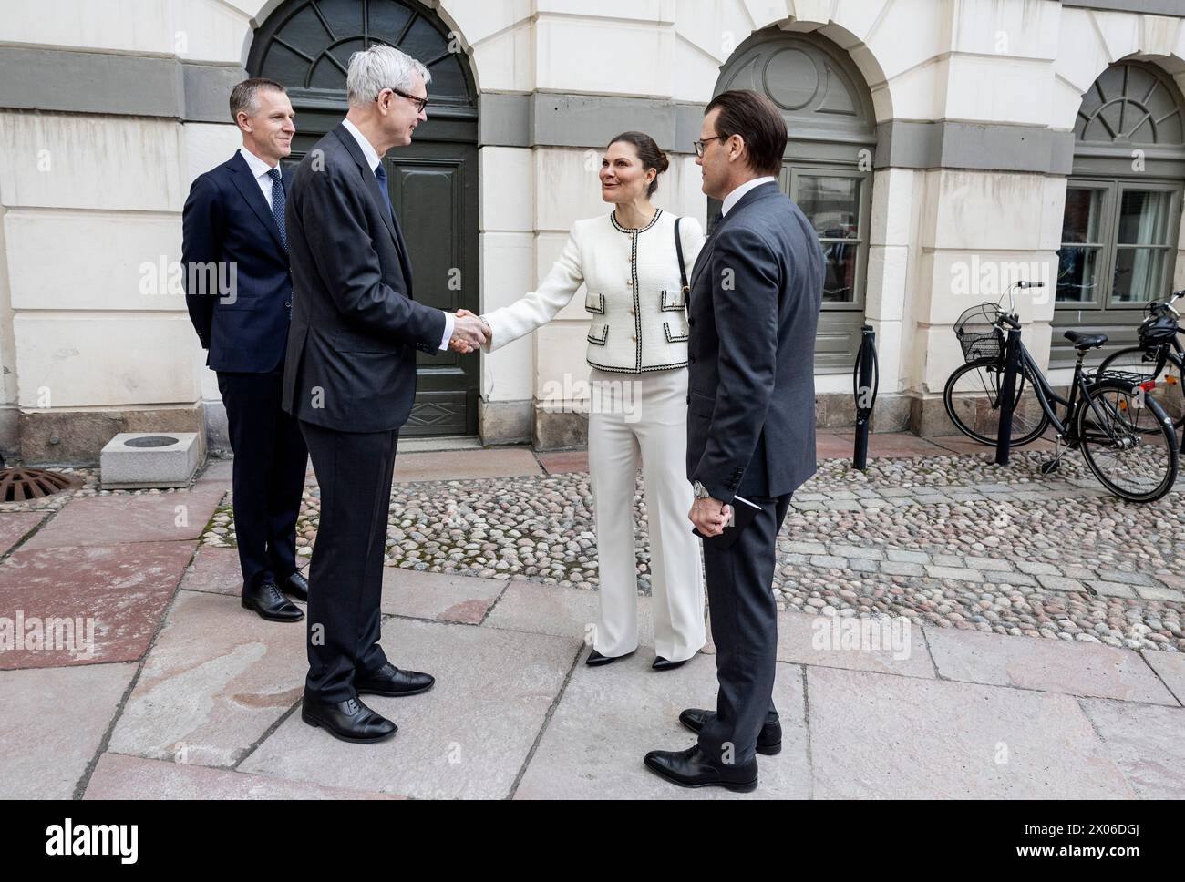 Stockholm, Sweden. 10th Apr, 2024. Crown Princess Victoria and Prince ...
