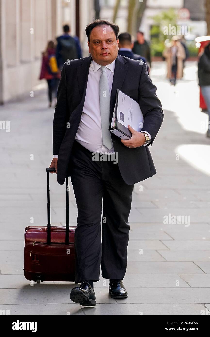 Jason Beer arrives to give evidence to the Post Office Horizon IT ...