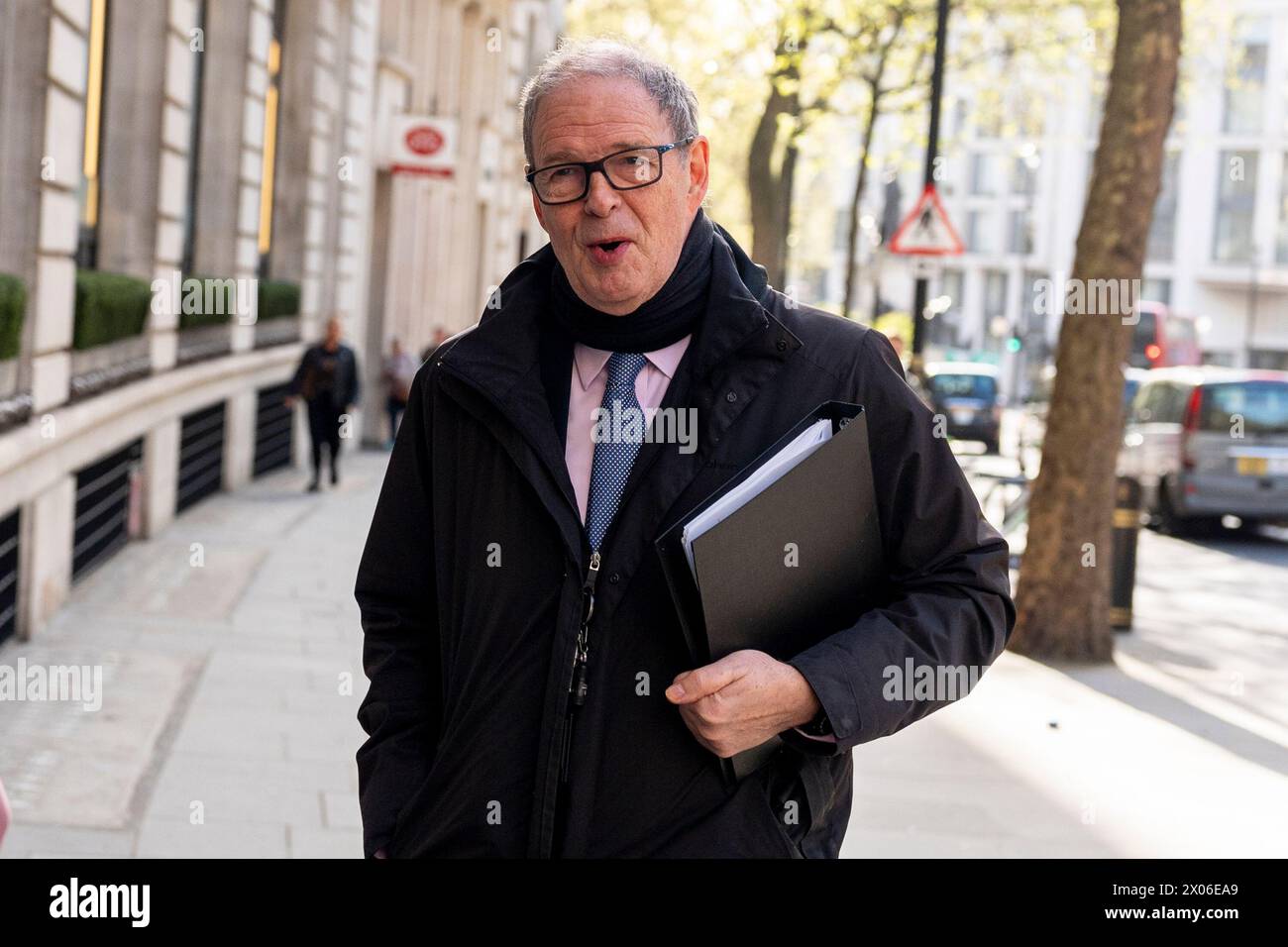 Lord Arbuthnot arrives to give evidence to the Post Office Horizon IT ...