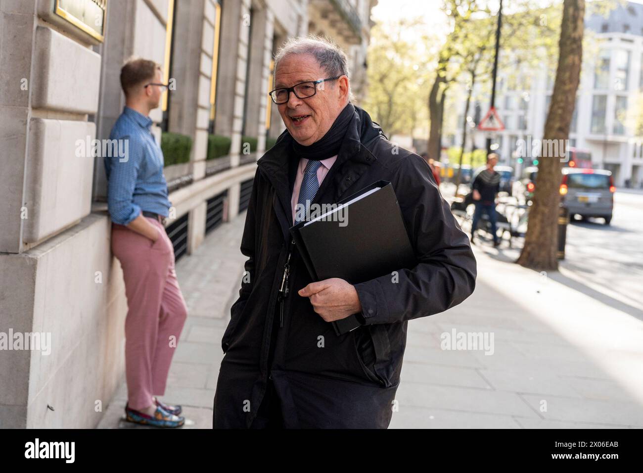 Lord Arbuthnot arrives to give evidence to the Post Office Horizon IT ...