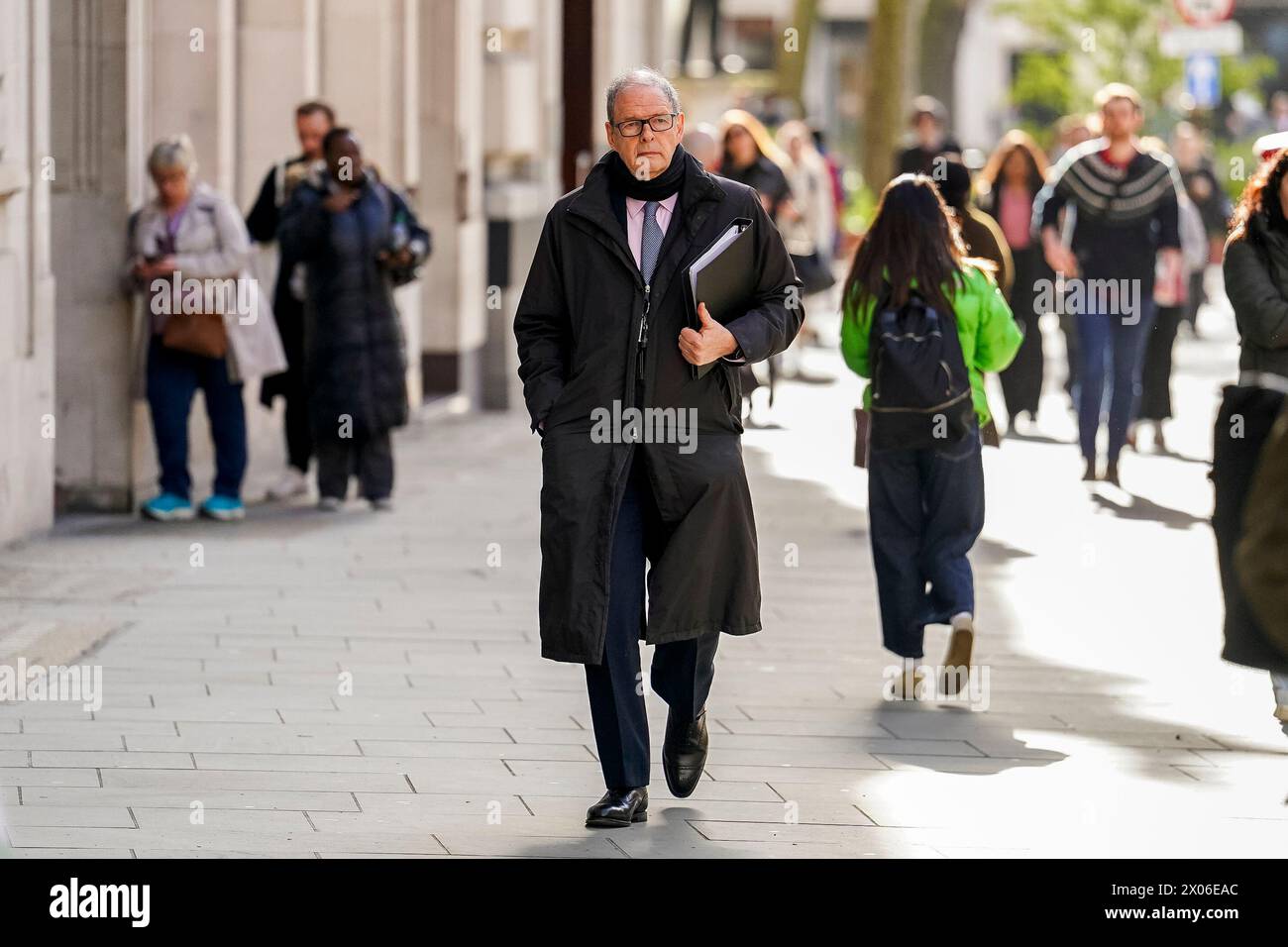 Lord Arbuthnot arrives to give evidence to the Post Office Horizon IT ...