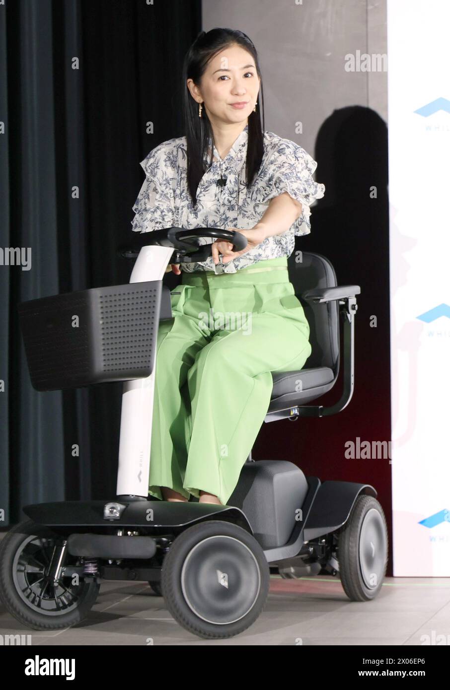 Tokyo, Japan. 10th Apr, 2024. Japanese TV perdonality Mari Sekine attends a promotional event of ...