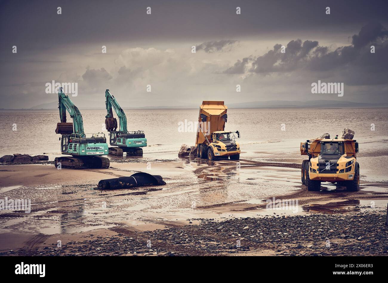 Rock groynes hi-res stock photography and images - Alamy