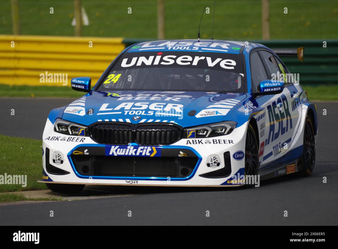 Dalton on Tees, 10 April 2024. Jake Hill driving a BMW 330e M Sport for ...