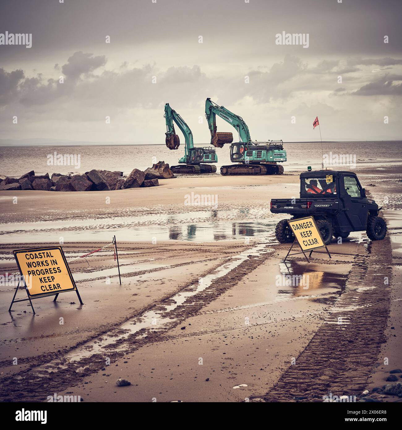 Rock groynes hi-res stock photography and images - Alamy