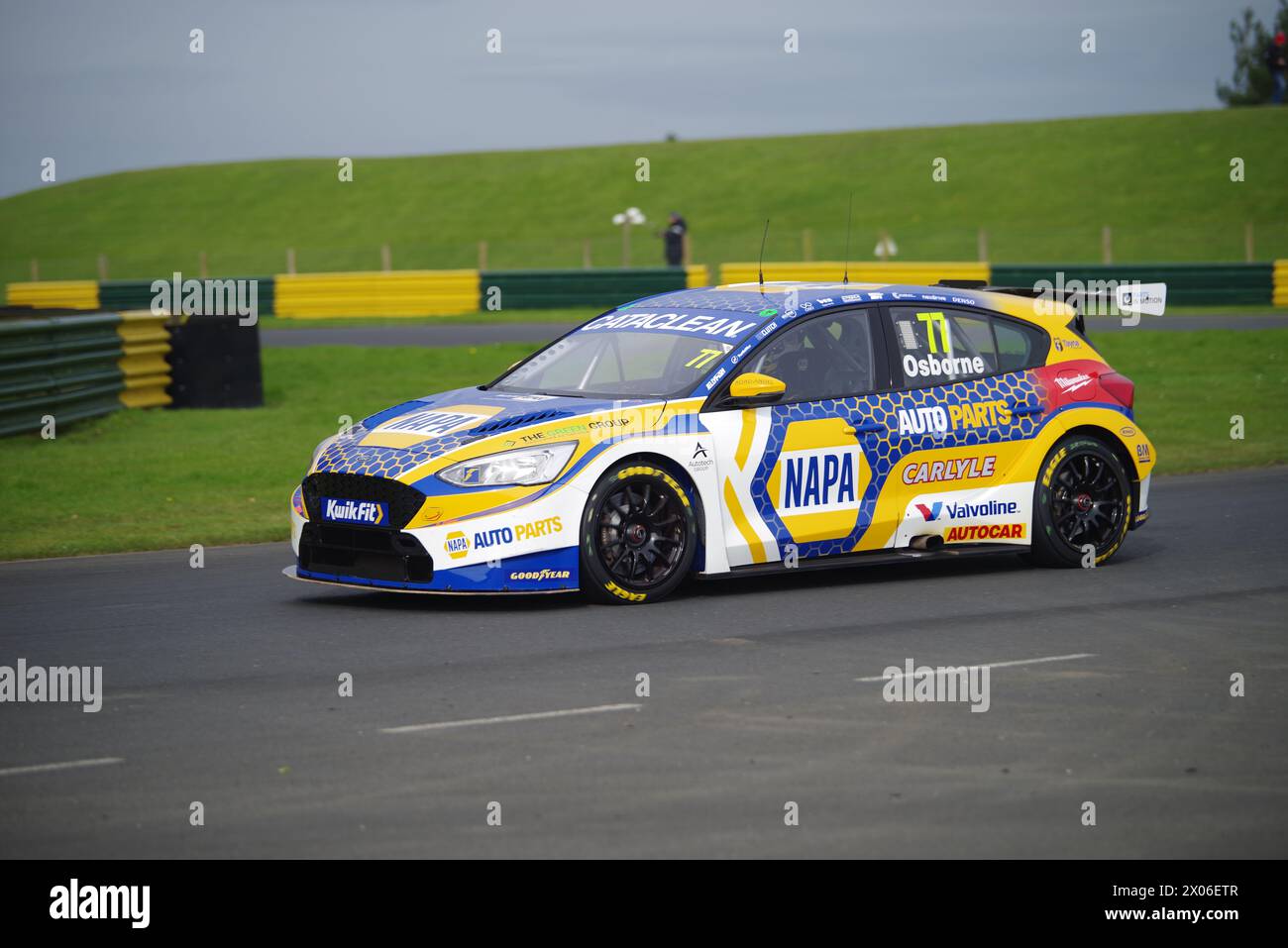 Dalton on Tees, 10 April 2024. Sam Osborne driving a Ford Focus ST for ...