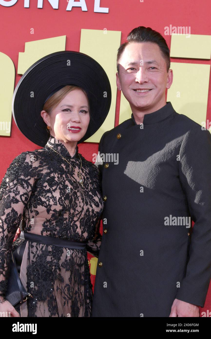 LOS ANGELES - APR 9: Lan Duong, Viet Thanh Nguyen at the The Sympathizer HBO Premiere Screening ...