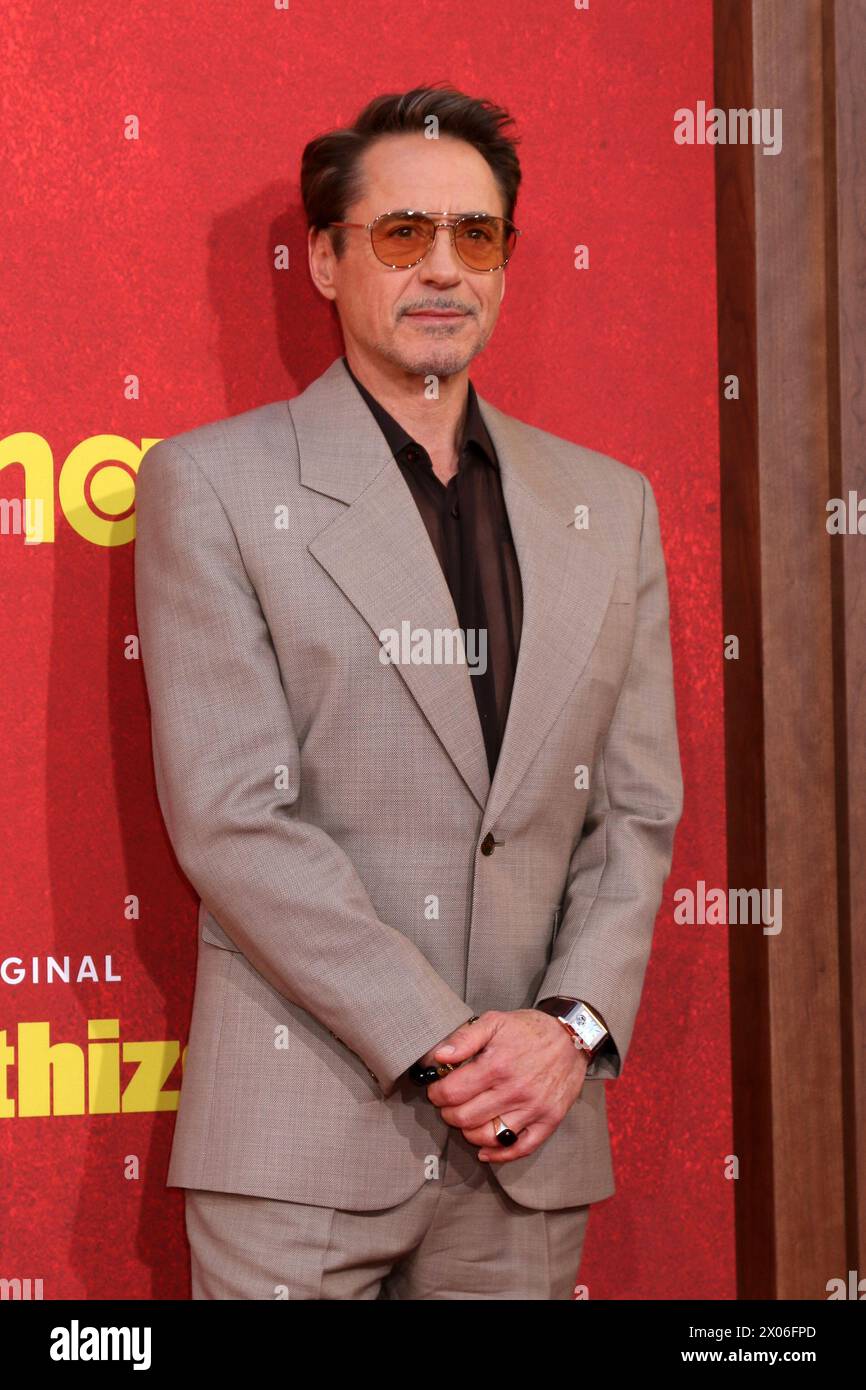 April 9, 2024, Los Angeles, Ca, USA: LOS ANGELES - APR 9: Robert Downey ...
